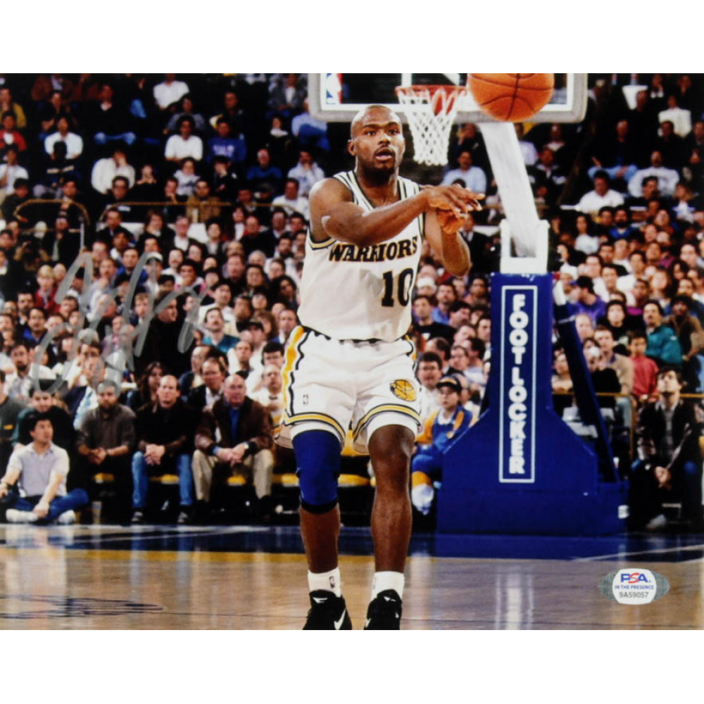 Tim Hardaway Signed Warriors 8x10 Photo (PSA COA) | Pristine Auction