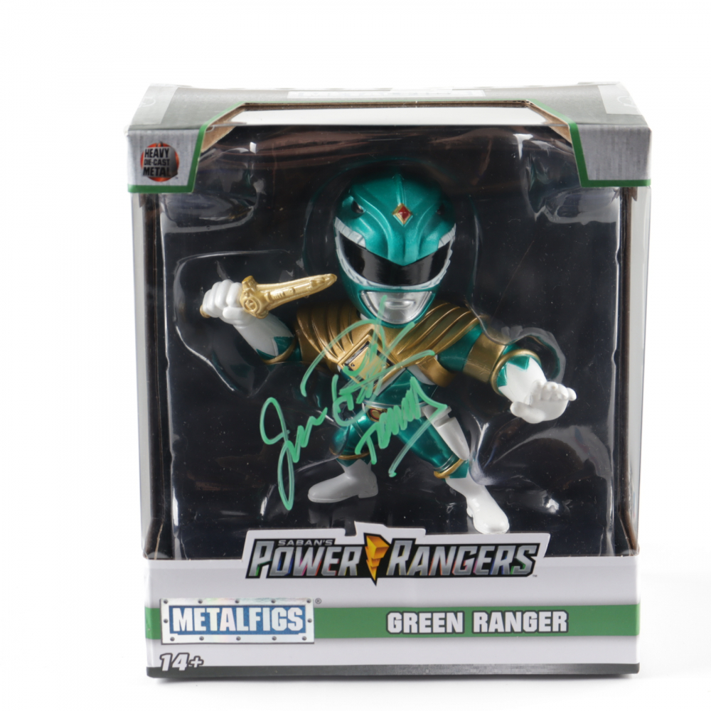 Jason David Frank Signed Mighty Morphin Power Rangers Green Ranger ...