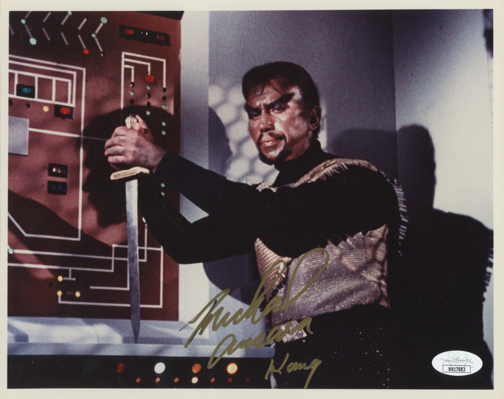 Michael Ansara Signed "Star Trek: Deep Space Nine" 8x10 Photo Inscribed ...