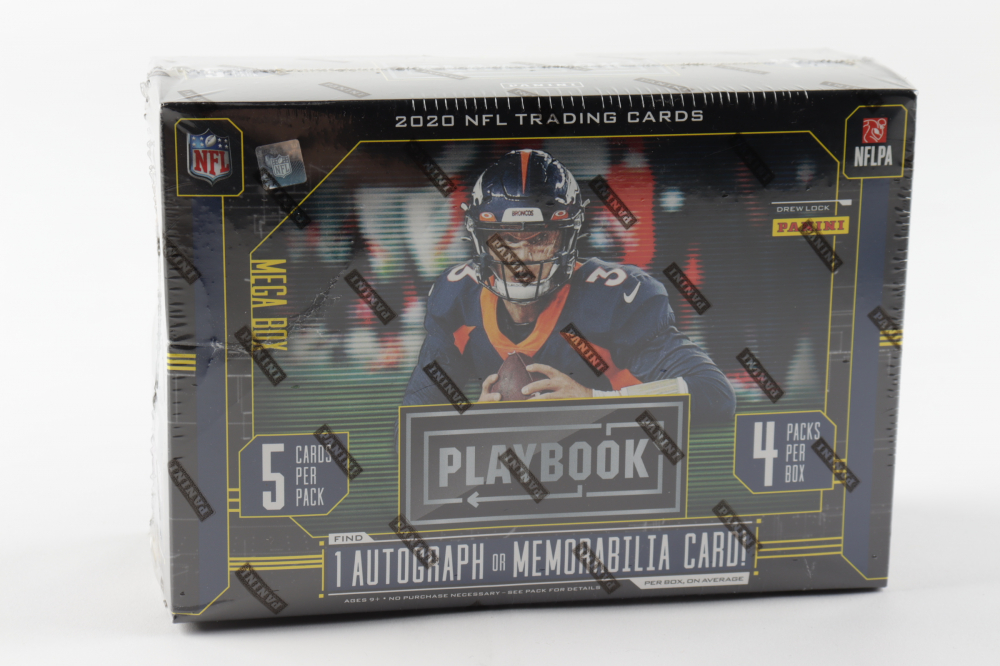 2020 Panini Playbook Football Purple Mega Box with (4) Packs | Pristine ...