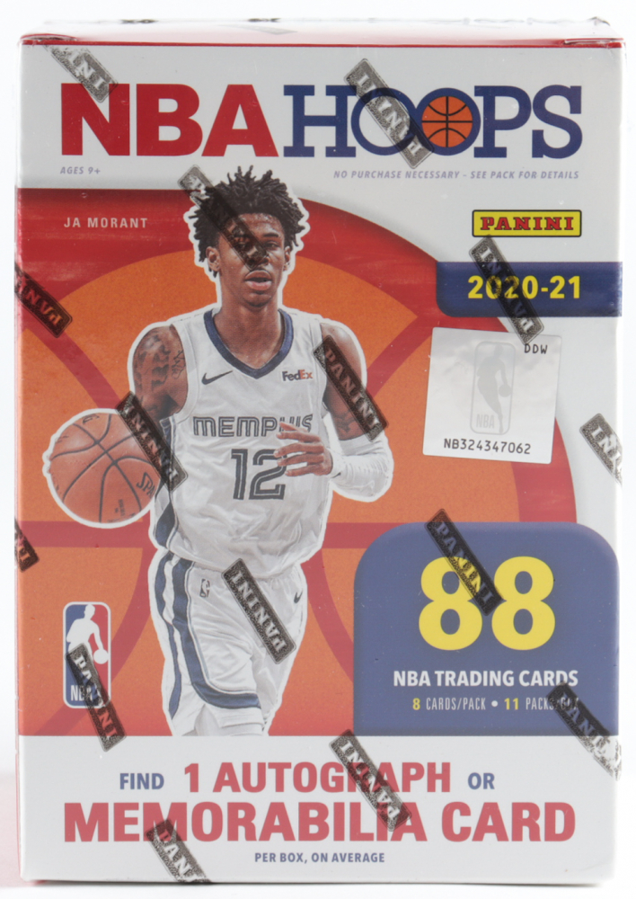 2020-21 Panini NBA Hoops Basketball Blaster Box with (11) Packs ...