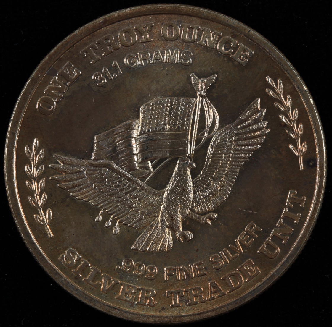 1981 U.S. Assay Office San Francisco 1 oz. Fine Silver Bullion Round ...