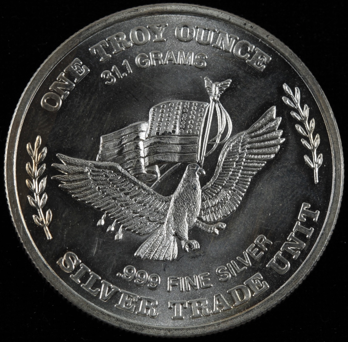 1981 U.S. Assay Office San Francisco 1 oz. Fine Silver Bullion Round ...