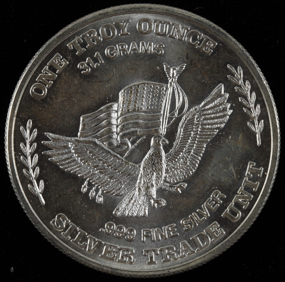 1981 U.S. Assay Office San Francisco 1 oz. Fine Silver Bullion Round ...