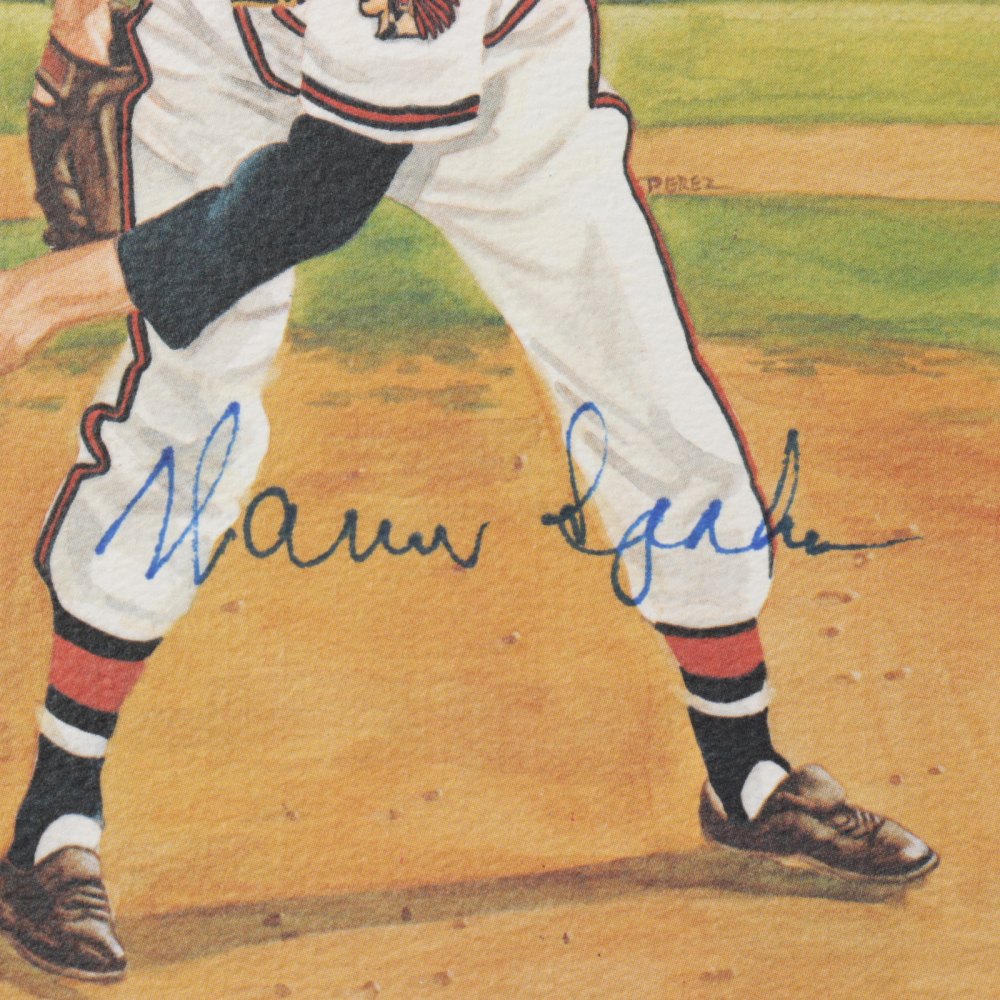 Warren Spahn Signed LE Great Moments Perez-Steele Galleries #14 ...