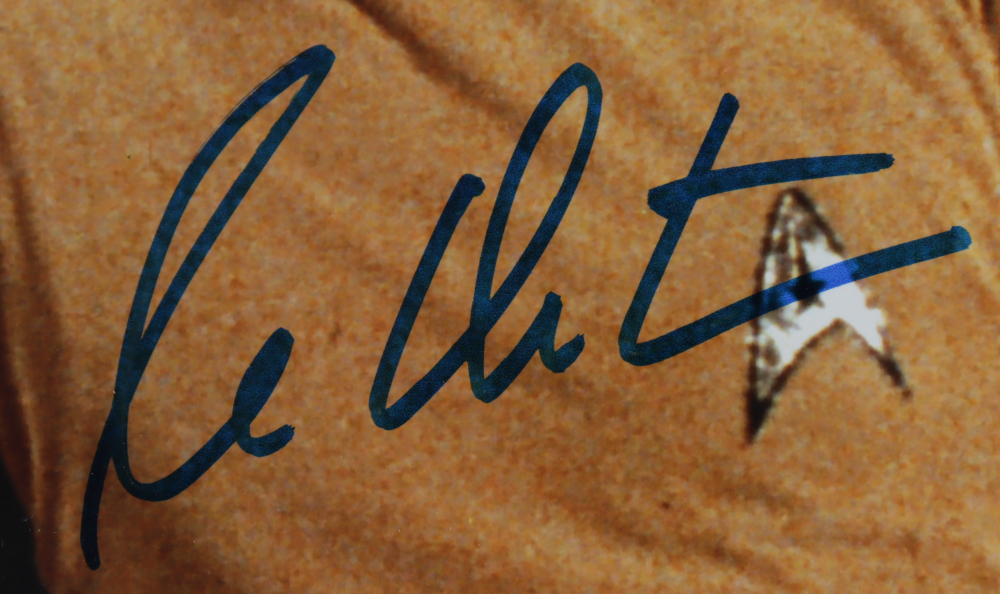 William Shatner Signed "Star Trek" 18x22 Custom Framed Photo Display ...