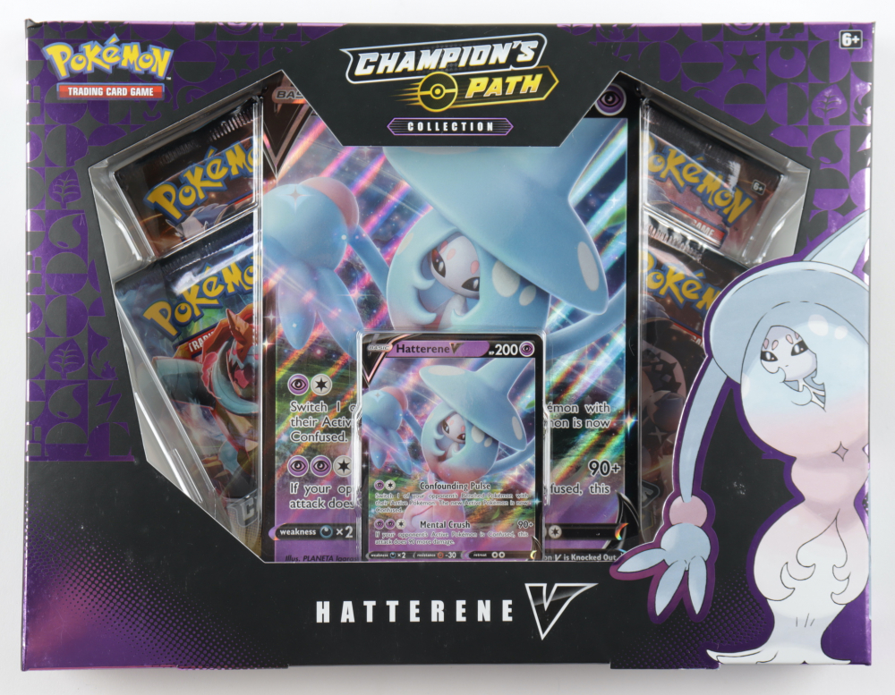 Pokemon Champion's Path Hatterene Collection Box (See Description) | Pristine Auction