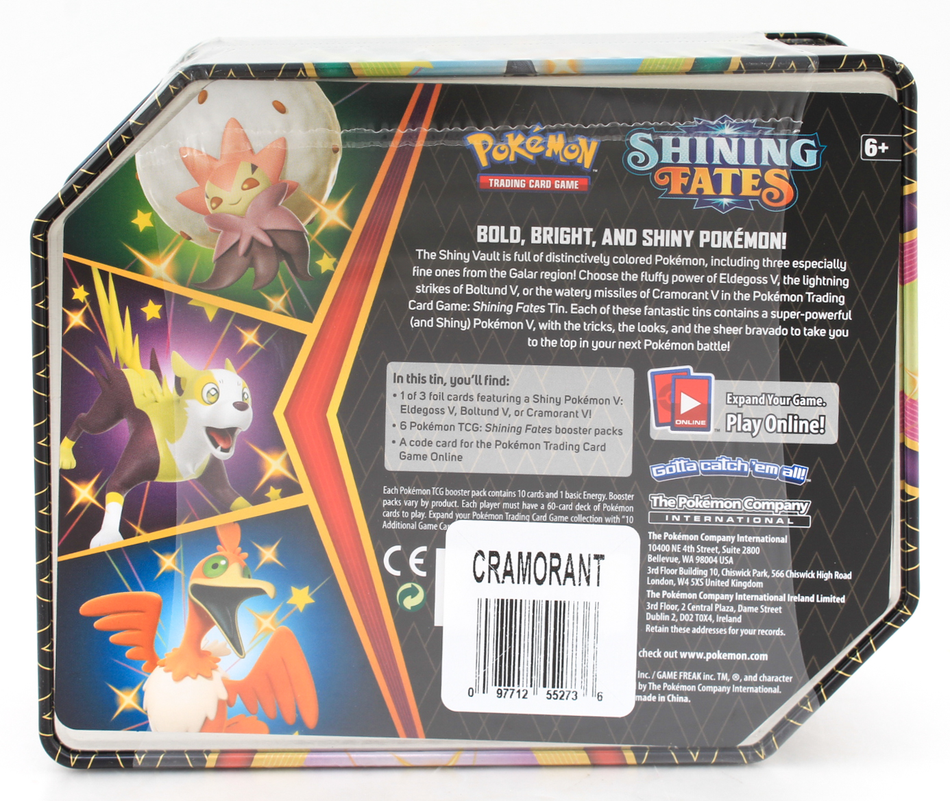 Pokemon TCG: Shining Fates Tin - Beak Catch | Pristine Auction