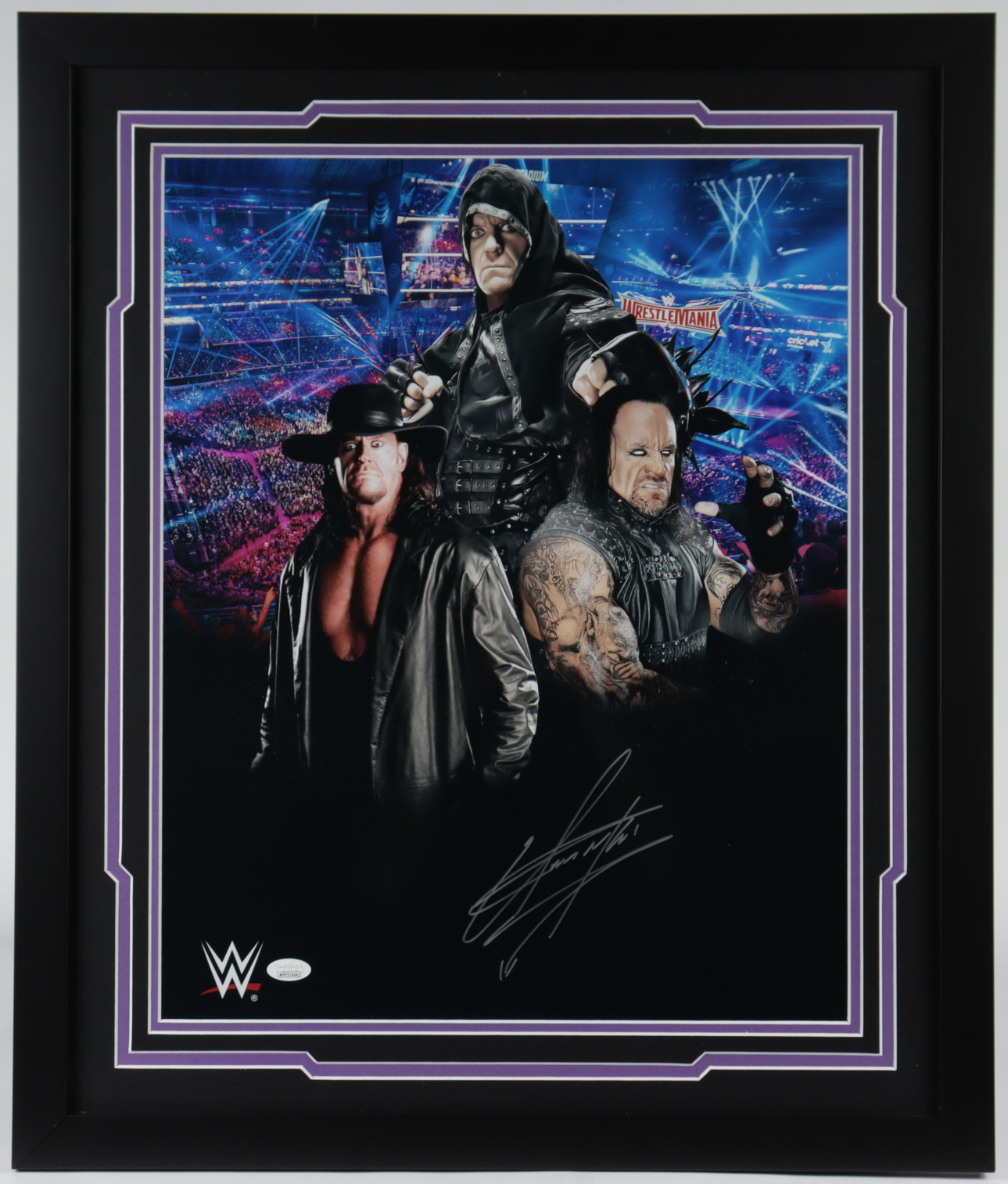 The Undertaker Signed 22x26 Custom Framed Photo Display (JSA COA ...