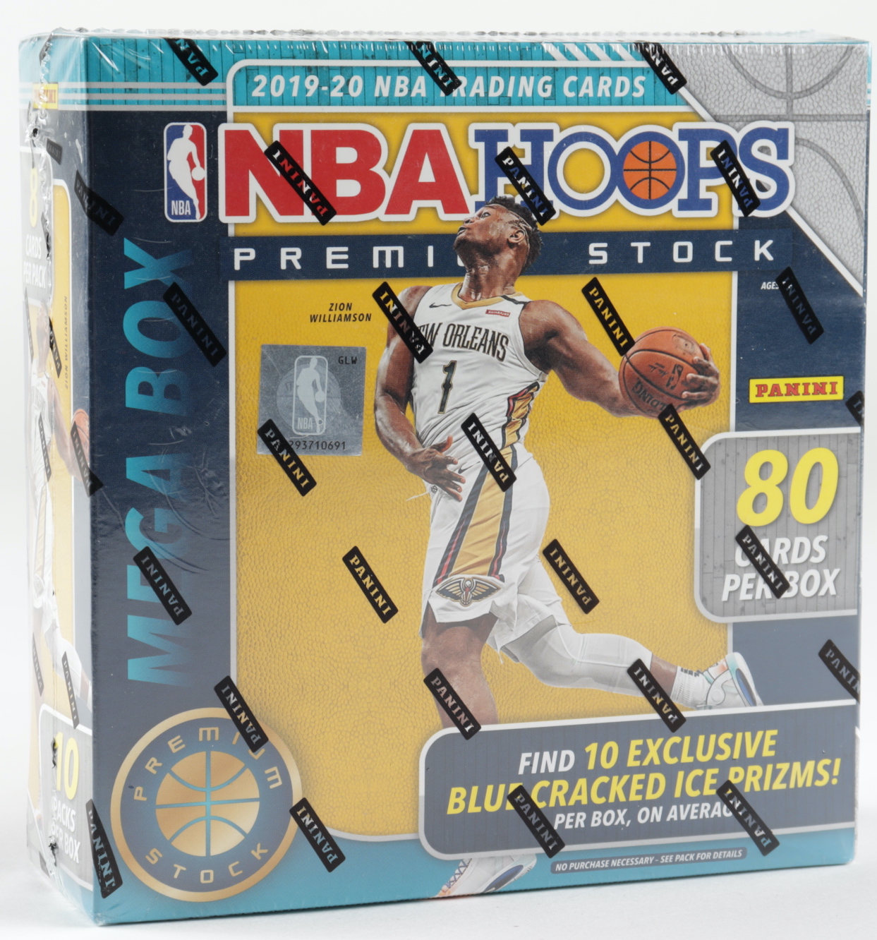 2019 / 20 Panini Hoops Premium Stock Basketball Mega Box (80 Cards ...