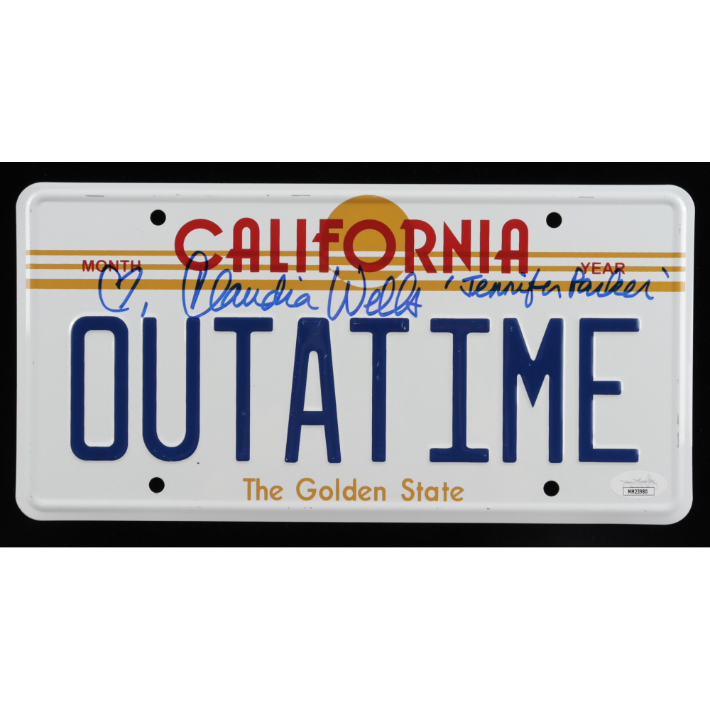 Claudia Wells Signed "Back to the Future" California License Plate ...