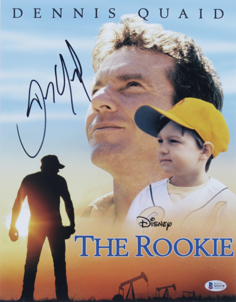 Dennis Quaid Signed "The Rookie" 11x14 Photo (Beckett COA) | Pristine ...