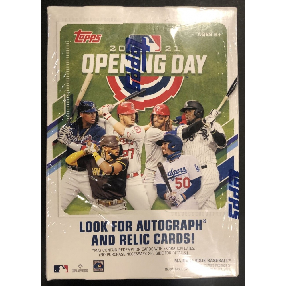 2021 Topps Opening Day Baseball Blaster Box with (11) Packs | Pristine ...