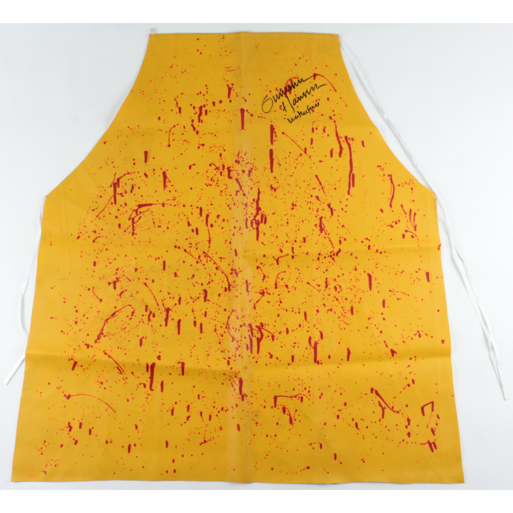 Gunnar Hansen Signed "The Texas Chainsaw Massacre" Apron Inscribed ...
