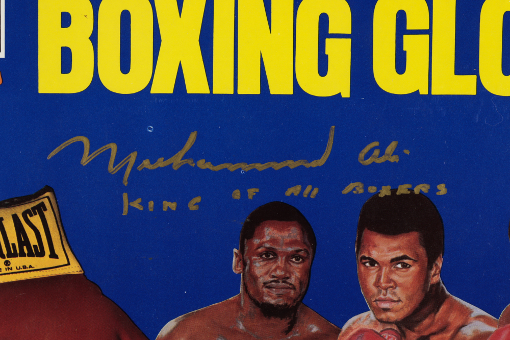 Muhammad Ali Signed 16x18 Custom Framed Everlast Boxing Glove ...