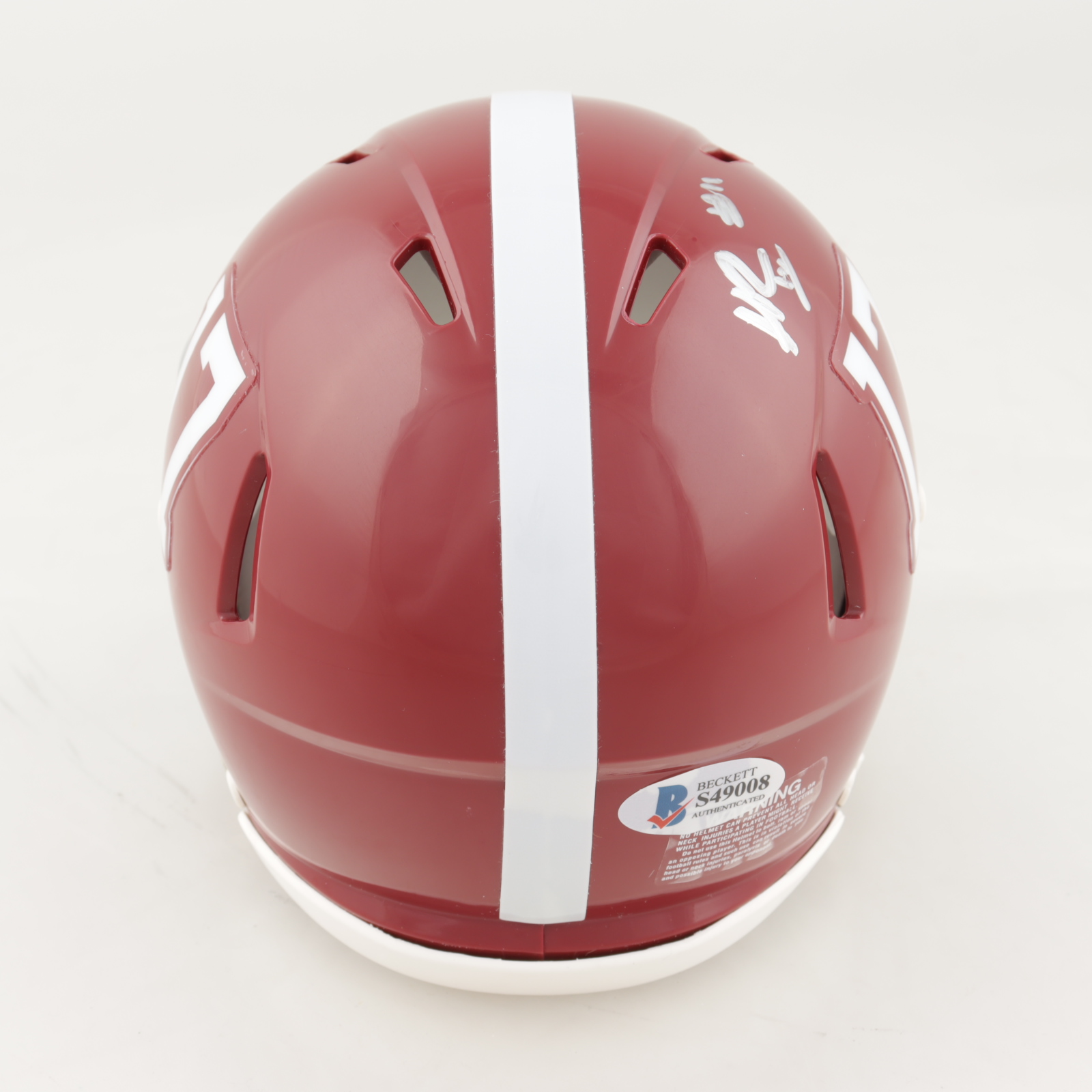 Henry Ruggs III & Jerry Jeudy Signed Alabama Crimson Tide Speed Mini ...