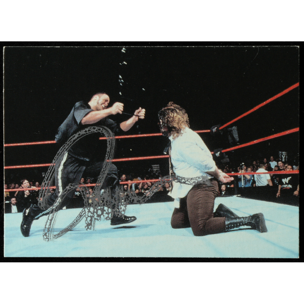 Mick Foley Signed 1999 Comic Images WWF SmackDown #58 The Rock/Mick ...