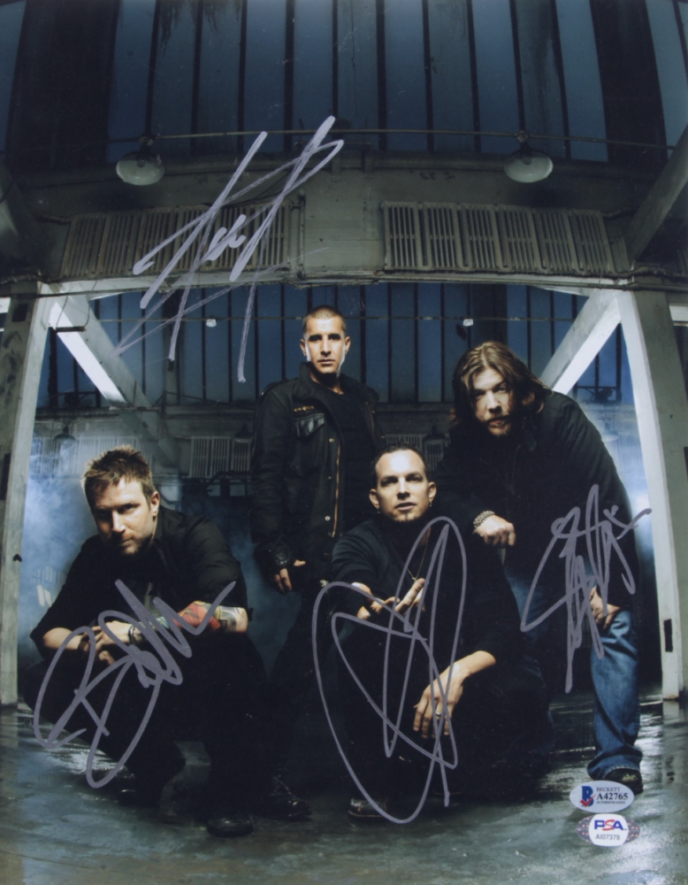 Creed 11x14 Photo Band-Signed by (4) with Brian Marshall, Scott ...