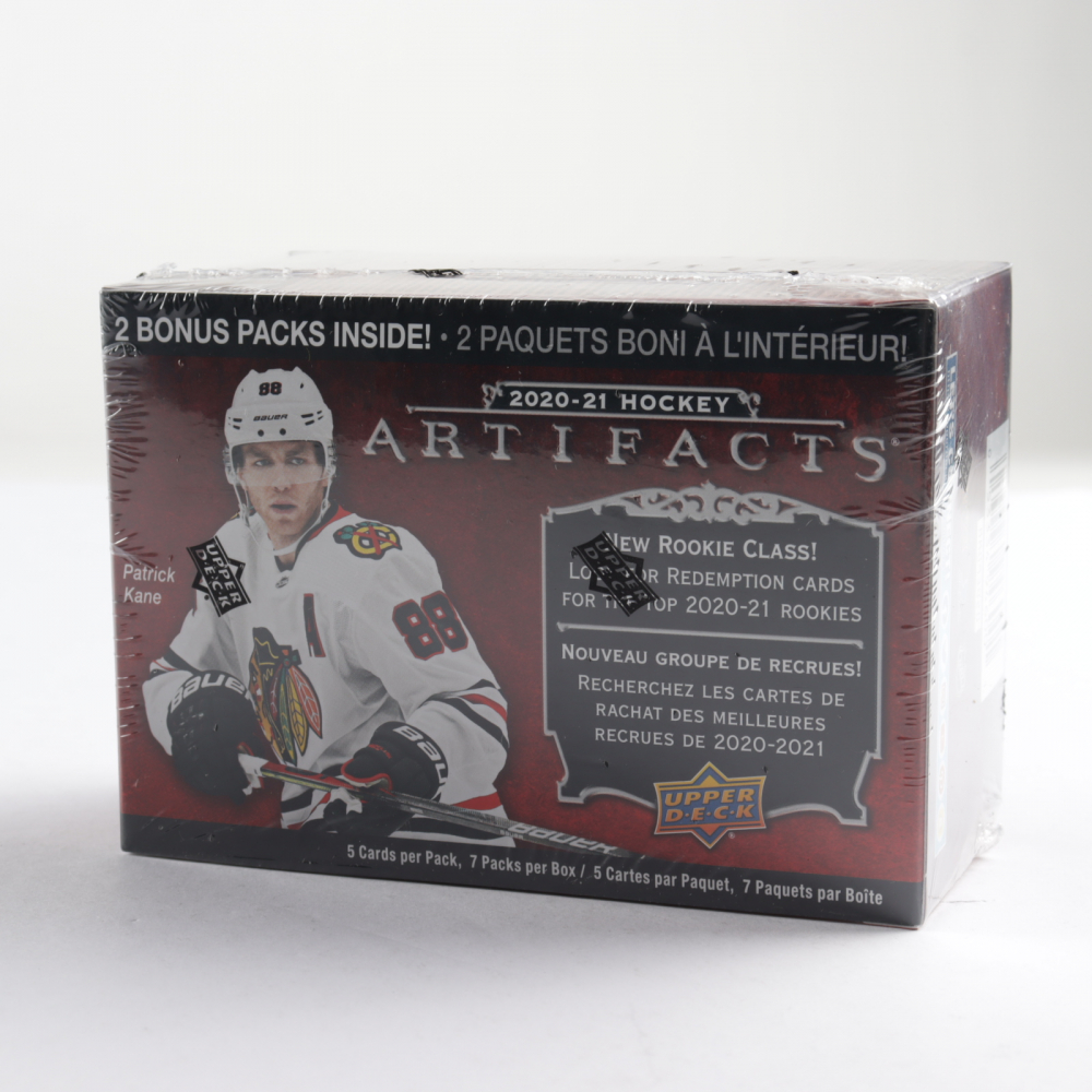 2020-21 Upper Deck Artifacts Hockey Blaster Box with (7) Packs | Pristine Auction