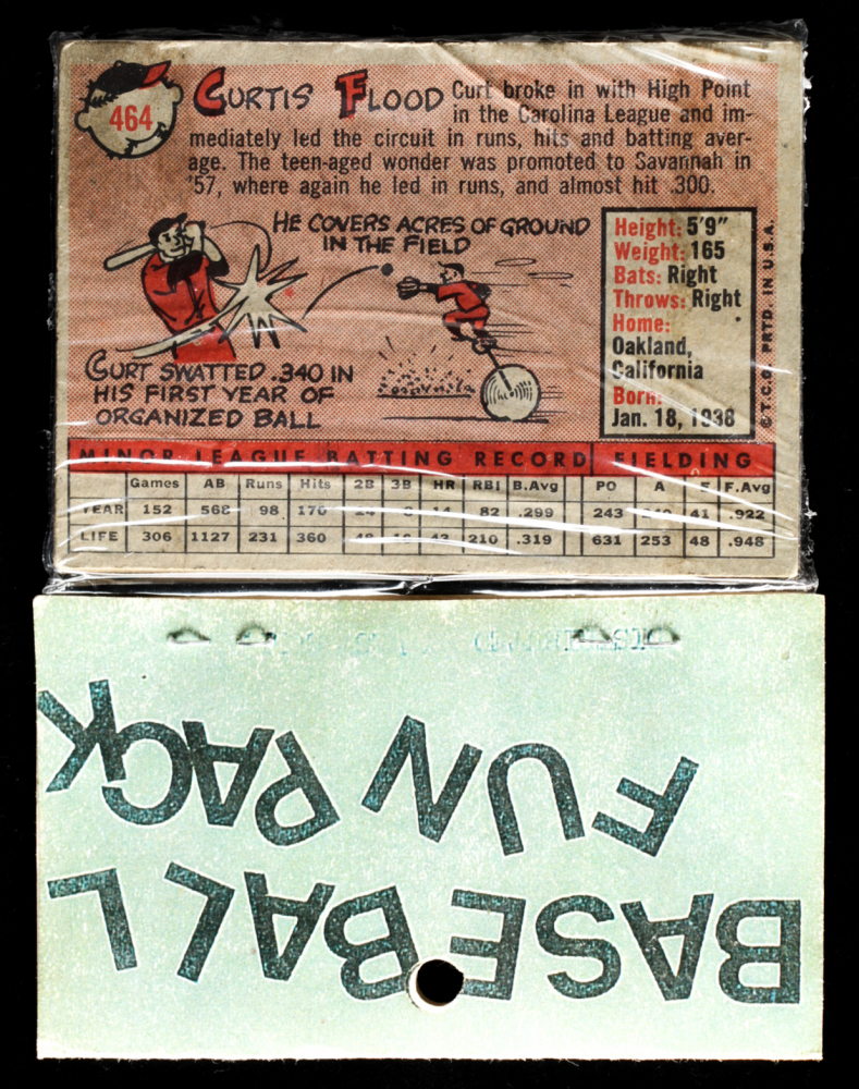 1958 Topps Baseball Card Fun Pack with (10) Cards (See Description ...