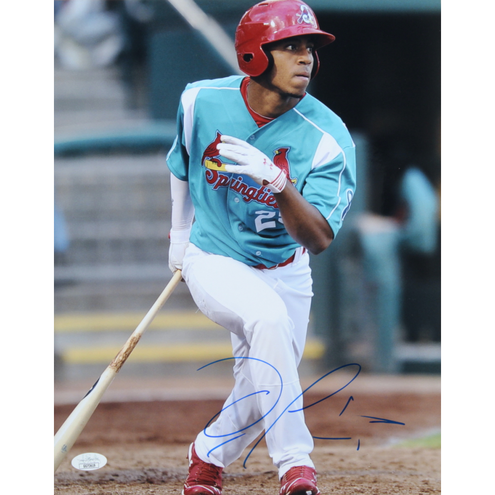 Oscar Taveras Signed Cardinals 11x14 Photo (JSA COA) (See Description ...
