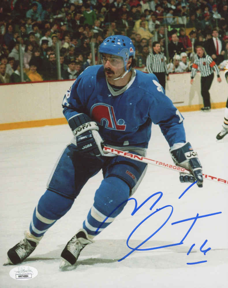 Michel Goulet Signed Nordiques 8x10 Photo (JSA COA) | Pristine Auction