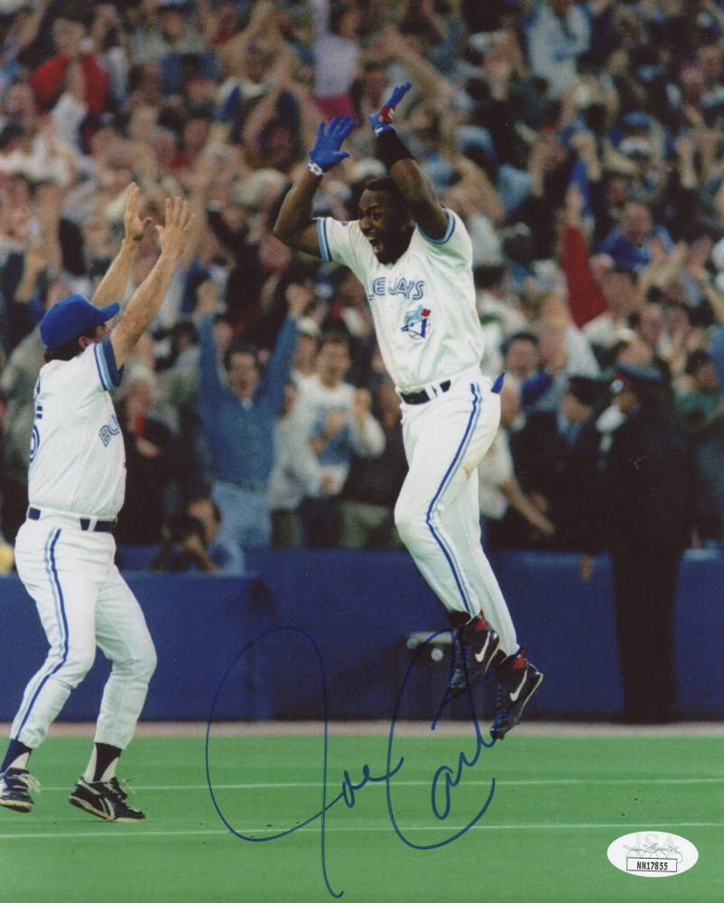 Joe Carter Signed Blue Jays 8x10 Photo (JSA COA) | Pristine Auction