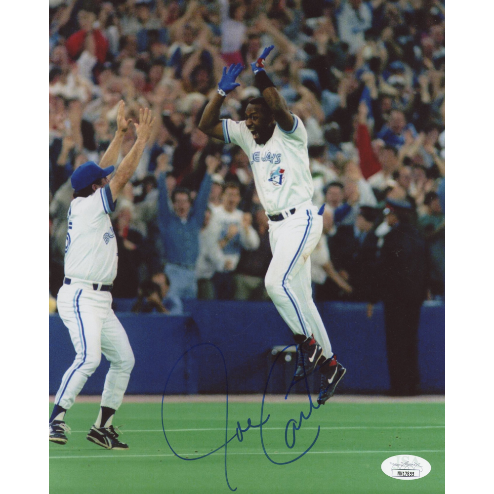 Joe Carter Signed Blue Jays 8x10 Photo (JSA COA) | Pristine Auction