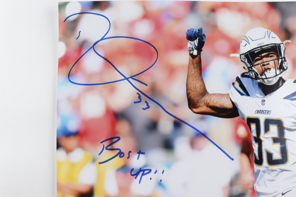 Derwin James Signed Chargers 11x14 Photo Inscribed "Bolt Up!!" (PSA COA ...
