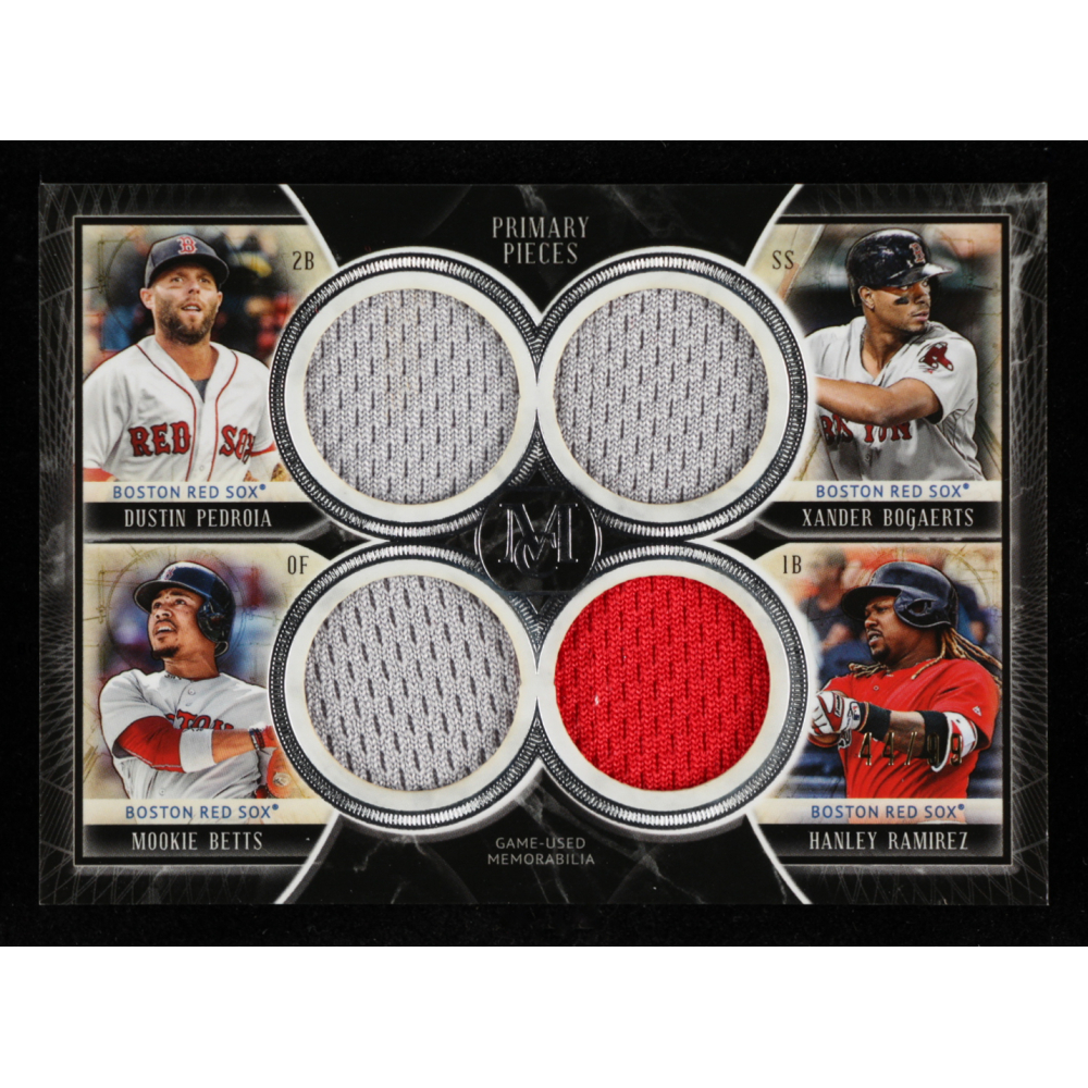 2018 Topps Museum Collection Primary Pieces Four Player Quad Relics # ...