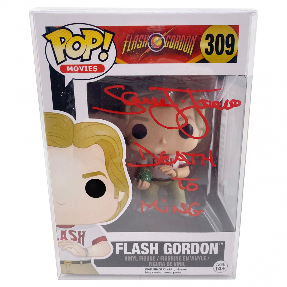 Sam J. Jones Signed "Flash Gordon" #309 Flash Gordon Funko Pop! Vinyl ...