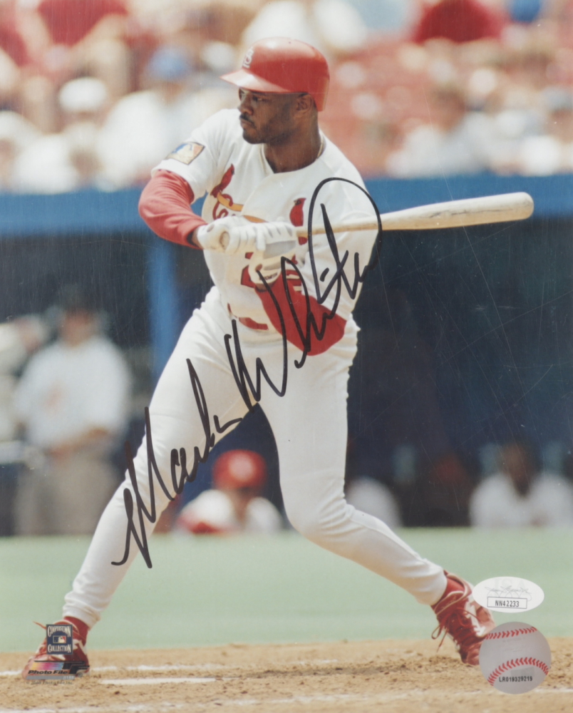 Mark Whiten Signed Cardinals 8x10 Photo (JSA COA) | Pristine Auction