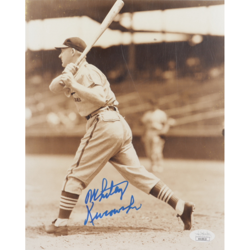 Whitey Kurowski Signed Cardinals 8x10 Photo (JSA COA) | Pristine Auction