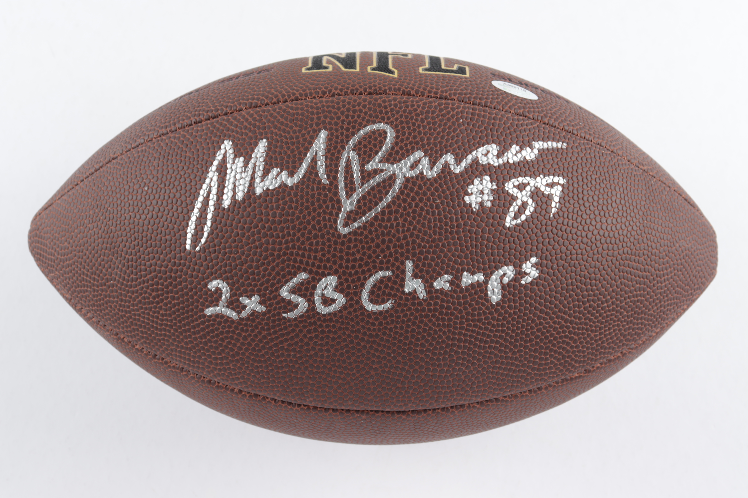 Mark Bavaro Signed NFL Football Inscribed "2x SB Champs" (Schwartz COA ...