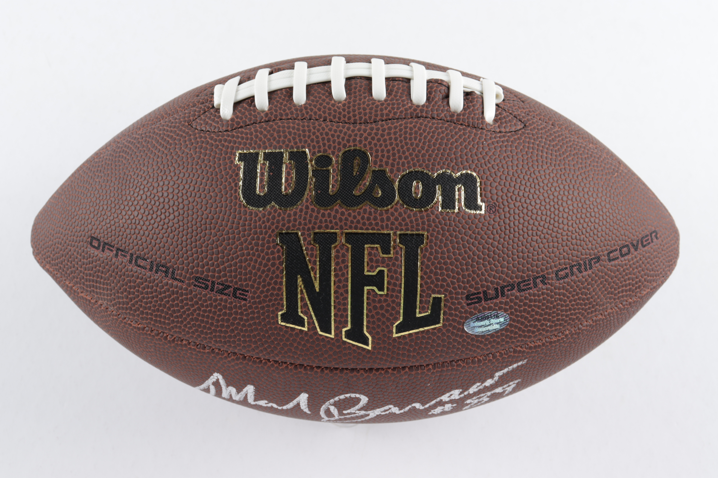 Mark Bavaro Signed NFL Football Inscribed "2x SB Champs" (Schwartz COA ...