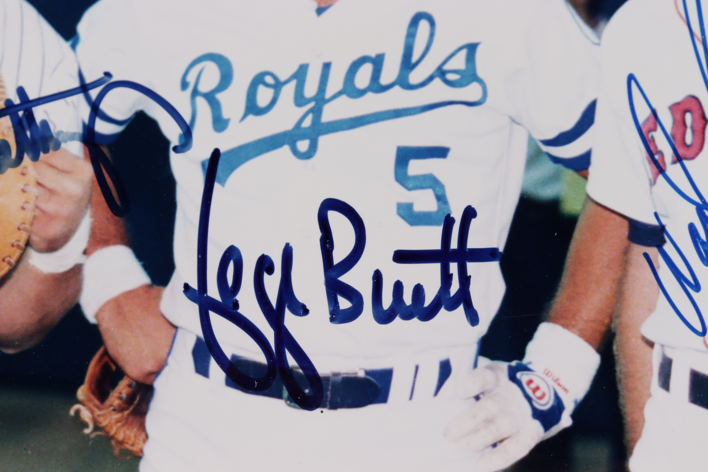 Don Mattingly, George Brett & Wade Boggs Signed 13x14 Custom Matted ...