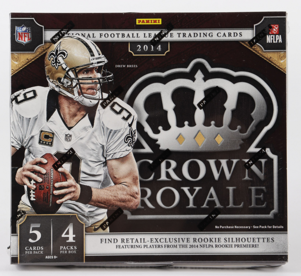 2014 Panini Crown Royale Football Box with (4) Packs | Pristine Auction