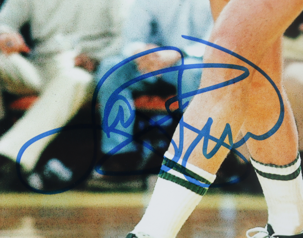Larry Bird Signed Celtics 18x22 Custom Framed Photo Display (PSA COA & Bird Hologram) | Pristine ...