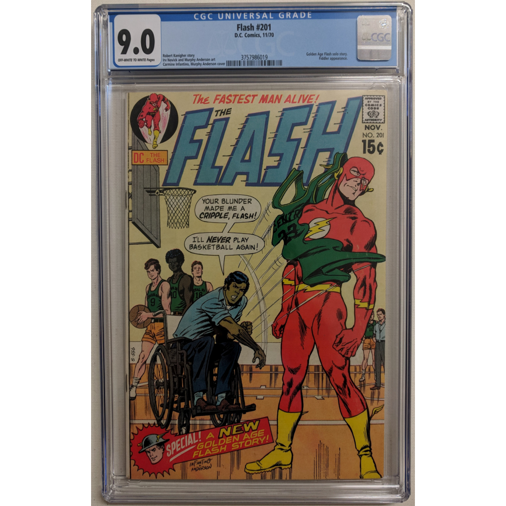 1970 "The Flash" Issue #201 DC Comic Book (CGC 9.0) | Pristine Auction