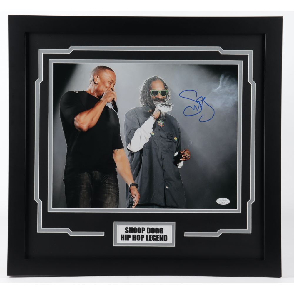 Snoop Dogg Signed 19x20 Custom Framed Photo Display (JSA COA ...
