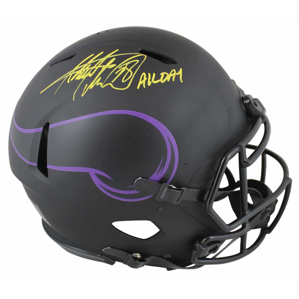 Adrian Peterson Signed Vikings Authentic On-Field Full-Size Eclipse ...