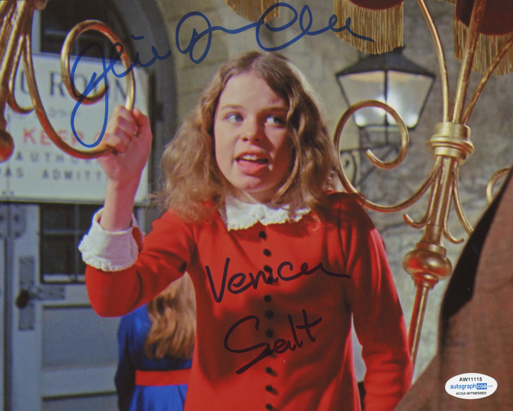 Julie Dawn Cole Signed "Willy Wonka & the Chocolate Factory" 8x10 Photo ...