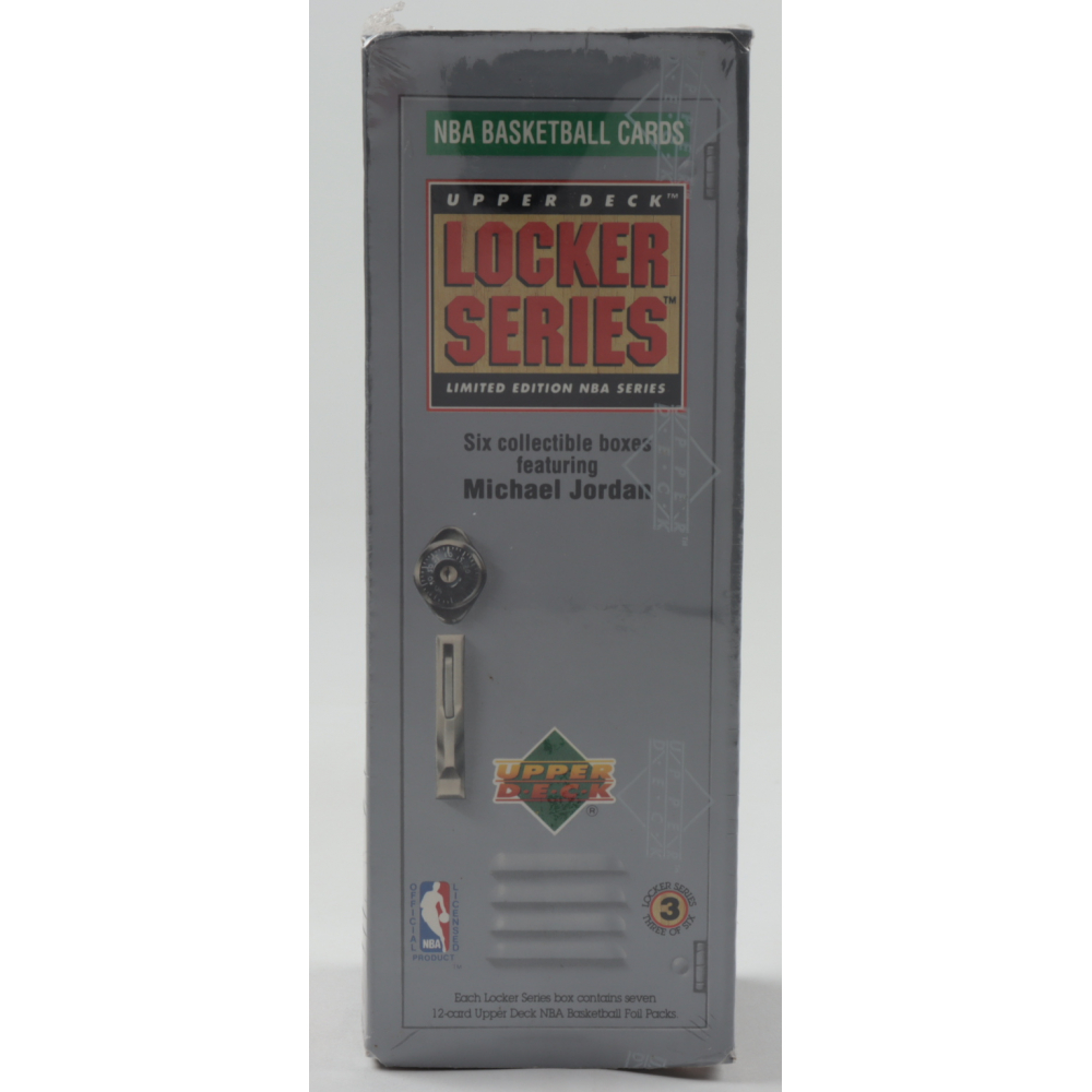 1991 LE Upper Deck NBA Michael Jordan Locker Series 3 of 6 Box with (7 ...