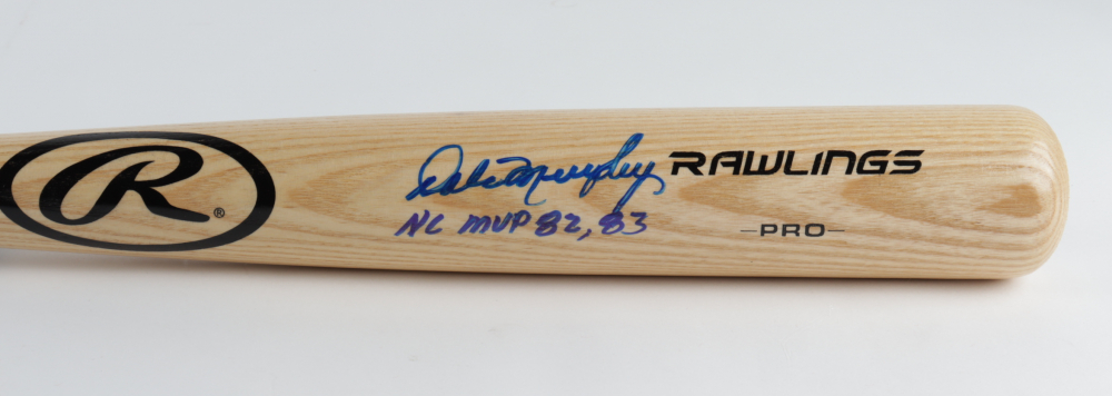 Dale Murphy Signed Rawlings Pro Baseball Bat Inscribed "NL MVP 82, 83 ...