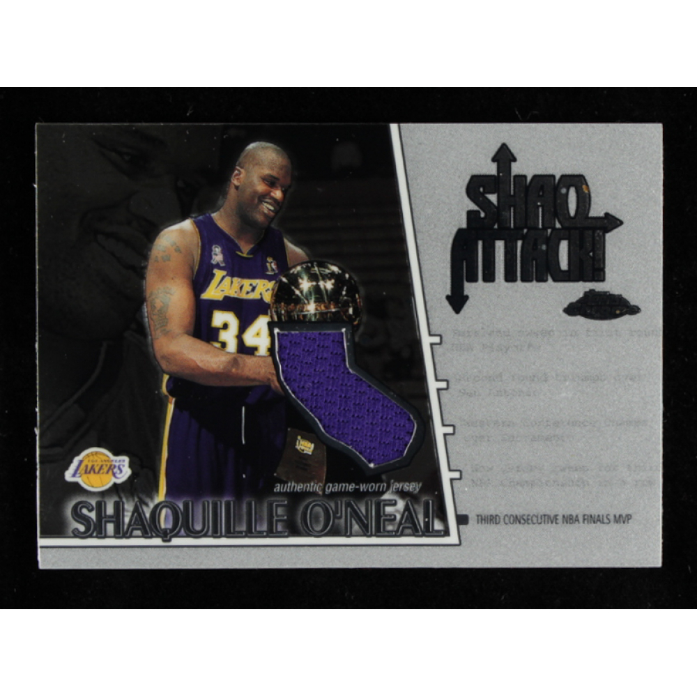 Shaquille O'Neal 2002-03 Topps Chrome Shaq Attack Relics #SAC5 ...