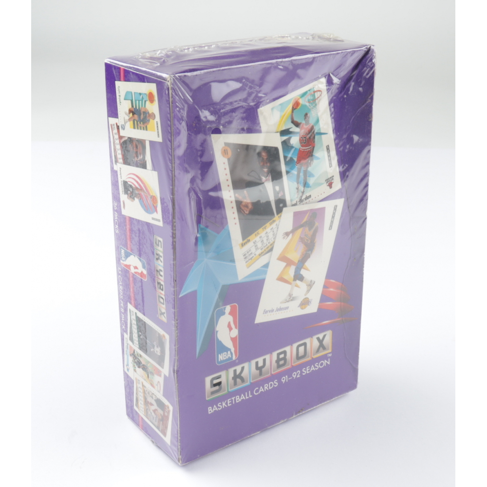 1991-92 Skybox Basketball Box with (36) Packs (See Description ...