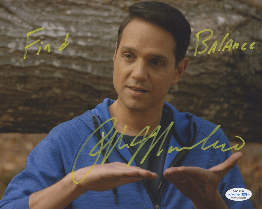 Ralph Macchio Signed "Cobra Kai" 8x10 Photo Inscribed "Find Balance ...