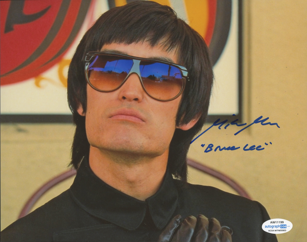 Mike Moh Signed "Once Upon A Time in Hollywood" 8x10 Photo Inscribed ...