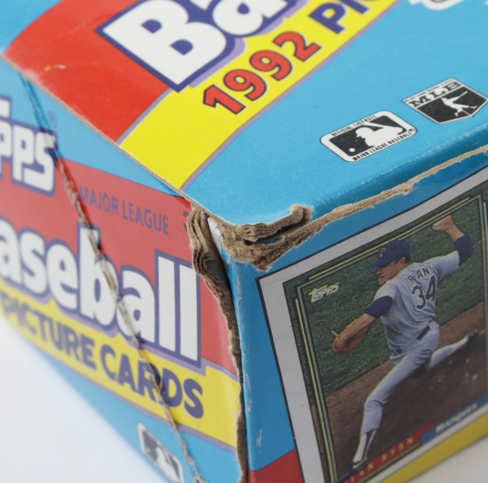 1992 Topps Baseball Wax Box with (36) Packs (See Description ...