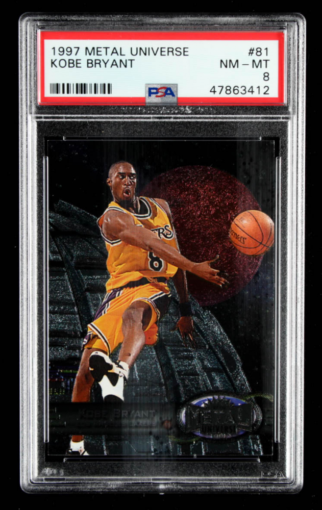 Kobe Bryant 1997-98 Metal Universe #81 (PSA 8) | Pristine Auction